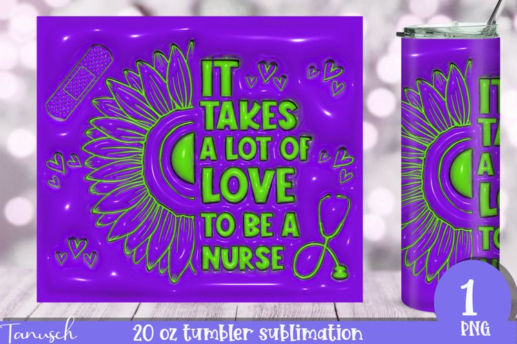 3d puff summer beach sublimation tumbler, 3d inflate wrap