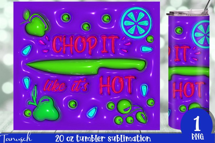 3d puff summer beach sublimation tumbler, 3d inflate wrap