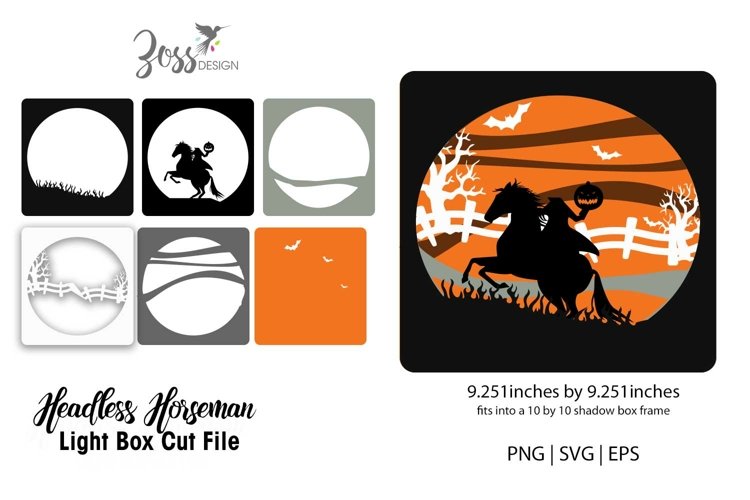 Headless Horseman Halloween | SVG| digital cut file| PNG|