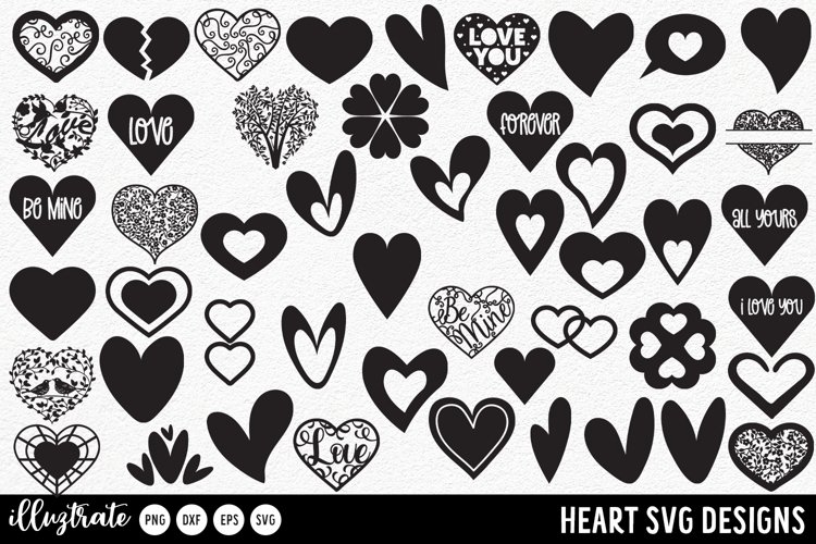 Heart Designs SVG | Heart SVG Cut Files (1371577) | Illustrations ...