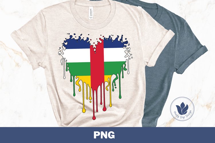 Heart of Central African Republic - Flag Design