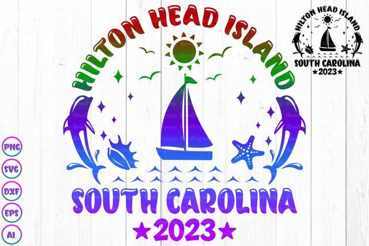 Hilton Head Beach 2023 Svg, South Carolina Vacation shirt