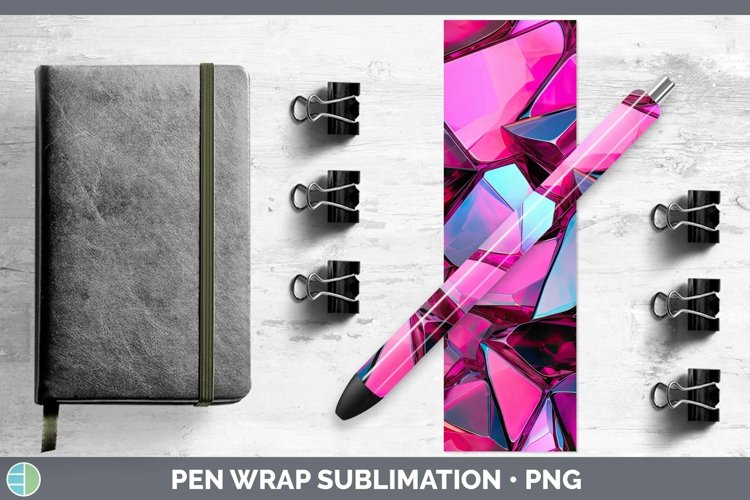 Holographic Berry Pen Wrap Sublimation Epoxy Pen Designs