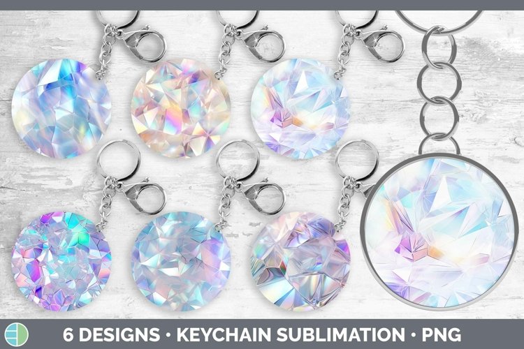 Holographic Rainbow Keychain | Bundle Keyring Designs