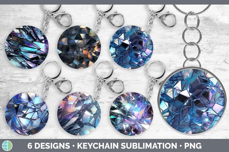 Holographic Slate Keychain | Bundle Keyring Designs
