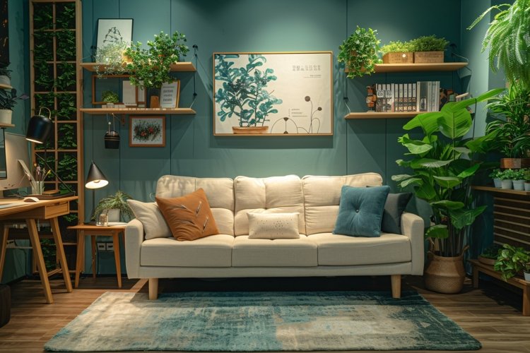 Home Workstation Chair and Desk Couch Sofa & Back (4242356)