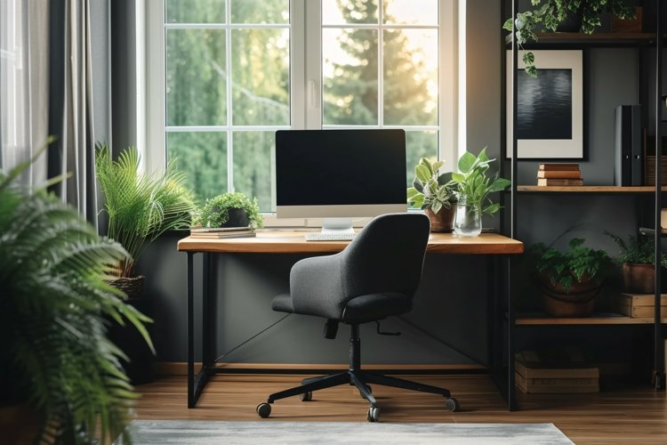 Home Workstation Chair and Desk (4242413)
