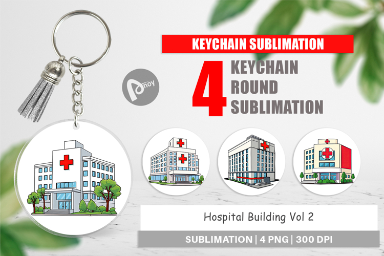 12 Bundle Keychain Sublimation Designs