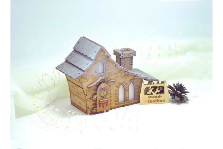 Fairy Tale House - Magic Door - Files for Laser Cutting