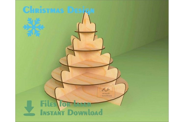 Christmas tree display - laser cutting project