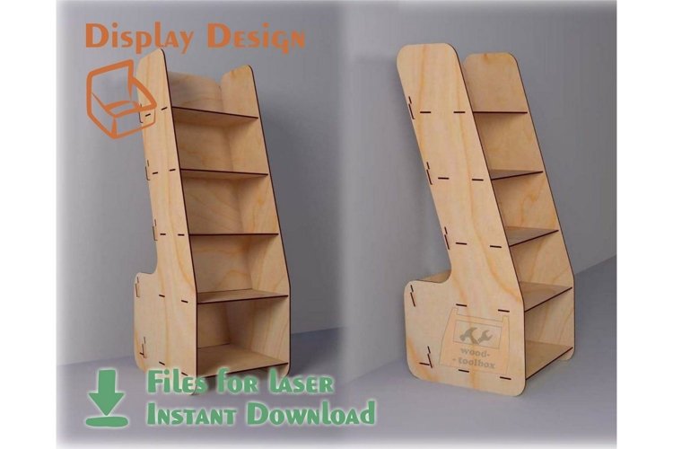 Trade Curved Display - Files for Laser Cutting Machines