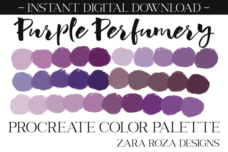 Purple Perfumery - Procreate Color Palette