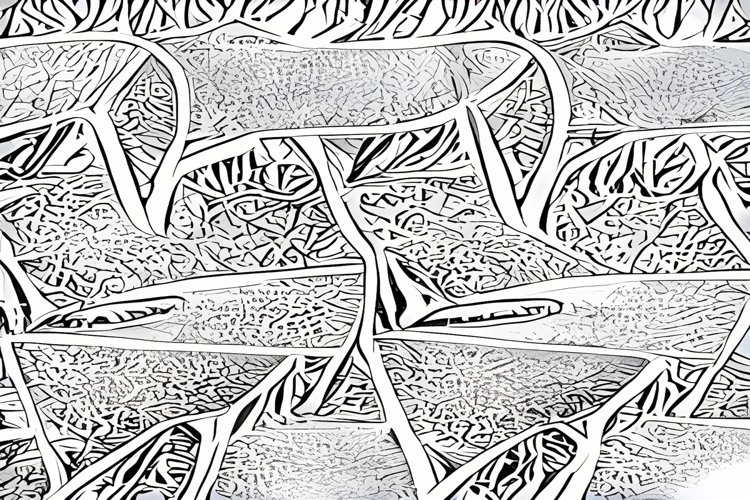 black and white seamless pattern (2284824)