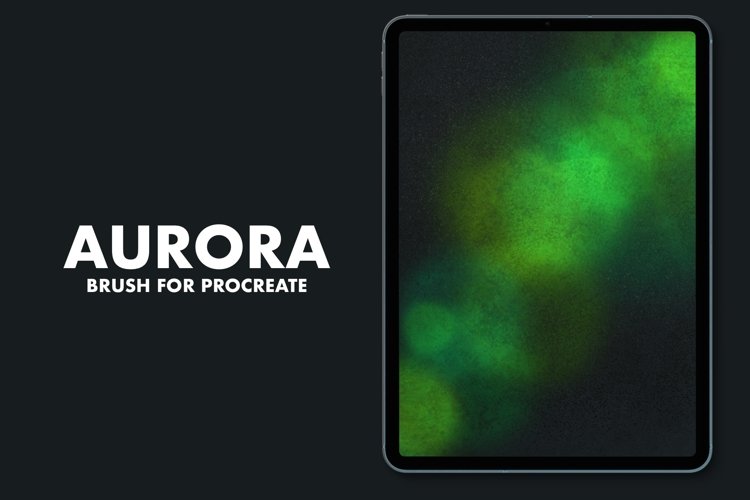 Aurora Northern Lights Procreate Brush
