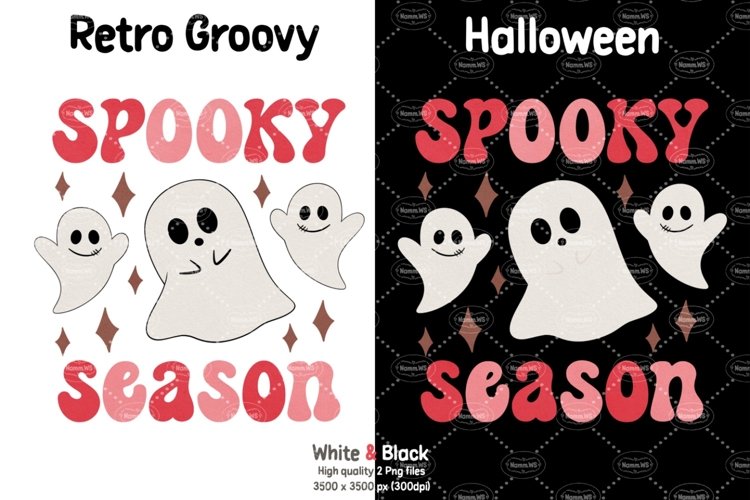 Retro Groovy Halloween Png,Clipart (2735853)