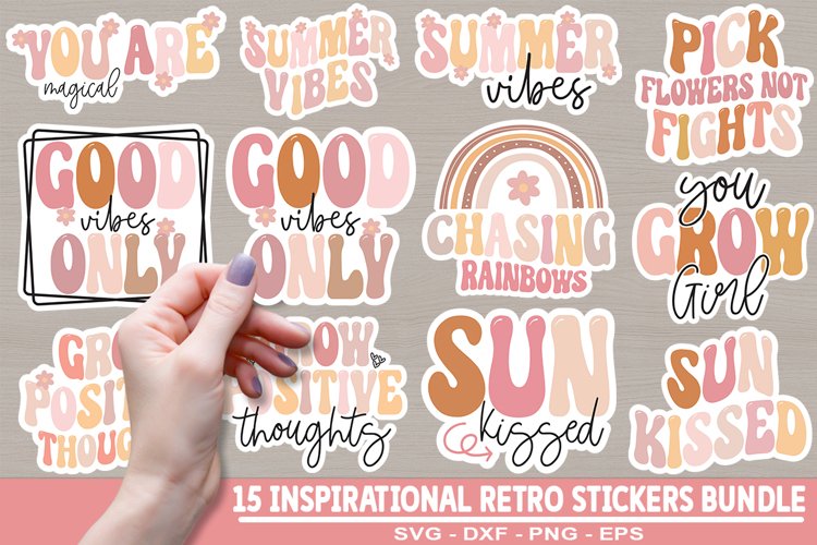 Inspirational Sticker Bundle - High-Quality Cut Files