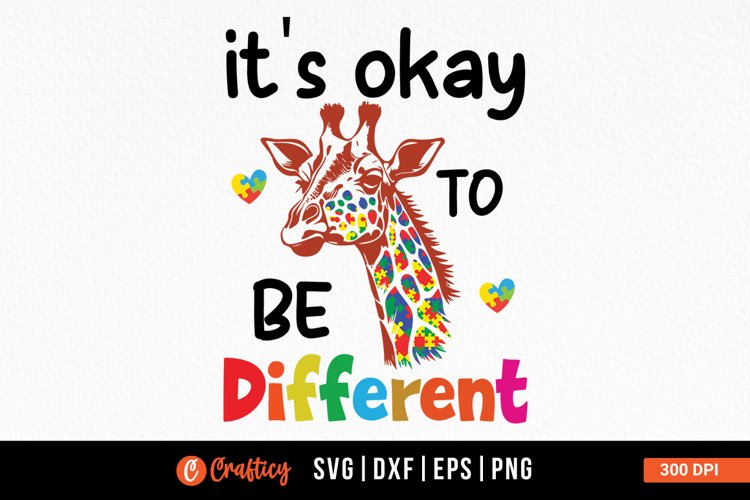 Its okay to be different SVG