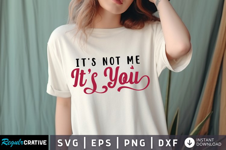 It's Not Me It's You SVG, Valentine's Day SVG Design