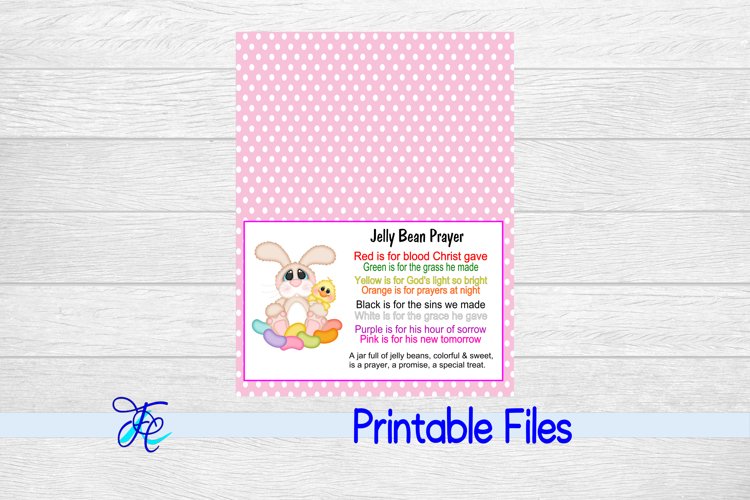 Jelly Bean Prayer Bag Topper - Pink