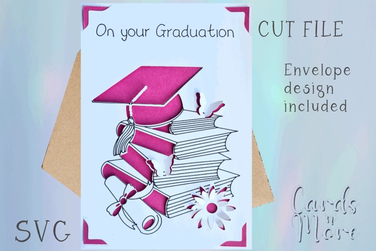 Graduation, Draw and Cut card, 3D, pop up, Card design (1983215 ...