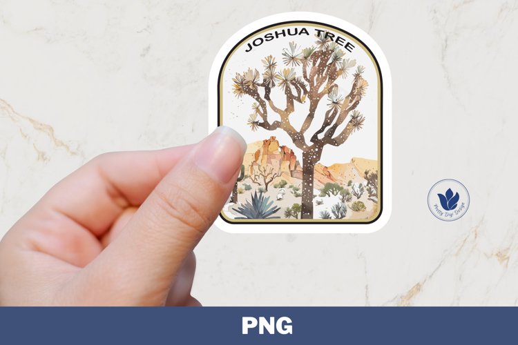 Joshua Tree National Park PNG Sticker Design