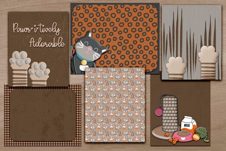 Journal Cards for Scrapbooking Your Cat