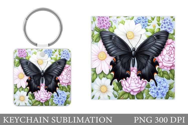 Butterfly Keychain Sublimation. Butterfly (5198305)