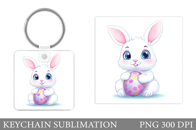 Easter Bunny Keychain Design. Easter Keychain (5406820)