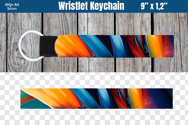 Wristlet Keychain Sublimation | Flower png