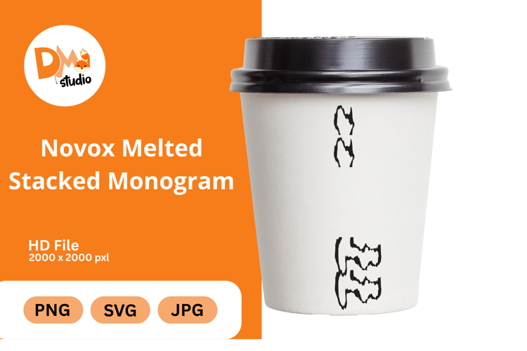 Novox Melted Stacked Monogram (5912456)