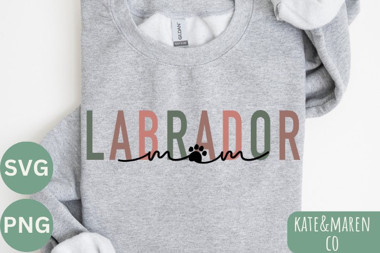 Labrador Retriever SVG | Labrador Mom SVG | Lab Mama PNG