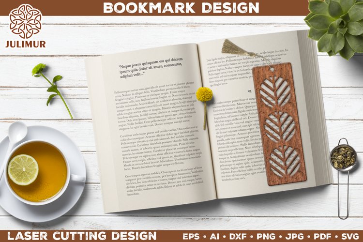 Paper Cut Butterfly Bookmark SVG. Laser Cut Template