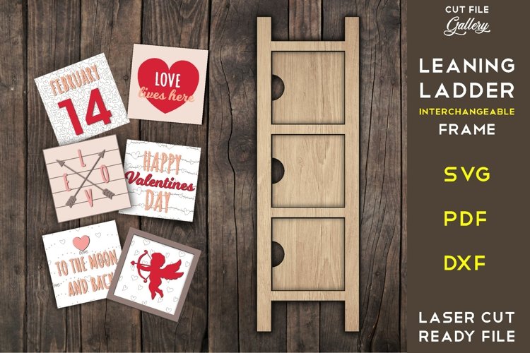 Interchangeable Leaning Ladder (1901927) | Laser Cutting Designs ...