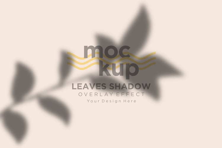Leaves Shadow Overlay Effect Mockup (2413446)