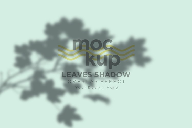 Leaves Shadow Overlay Effect Mockup (2413629)