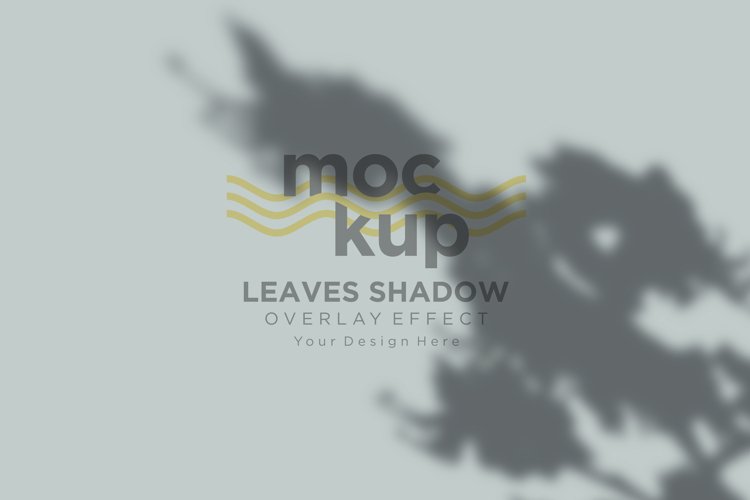 Leaves Shadow Overlay Effect Mockup (2414812)