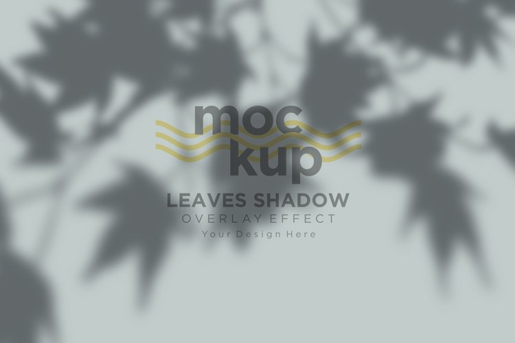 Maple Leaves Shadow Overlay Effect Mockup (2414832)