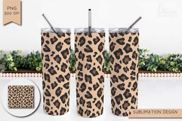 20 Oz Leopard Tumbler Sublimation