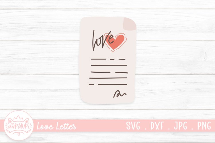 Love Letter Clipart Sticker | Valentine Clipart (4325693)