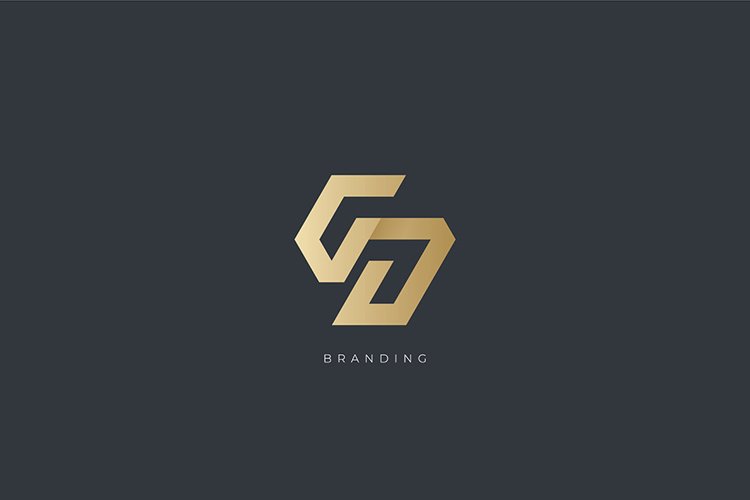 G Letter G D Monogram Logo Concept 2096212 