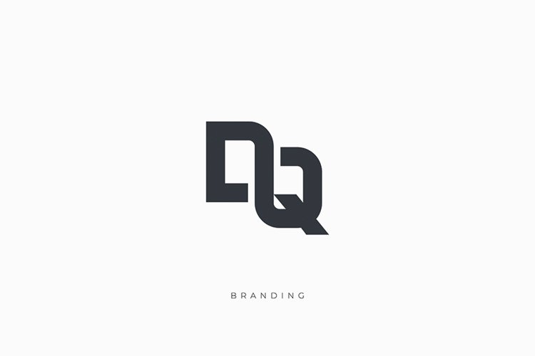 D Letter DQ Monogram Logo Concept