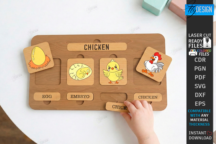 Life Cycle Puzzle Laser Cut | Educational (6551709)