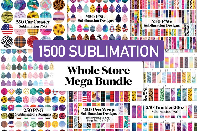 WHOLE STORE Sublimation PNG Design, earrings tumbler Key Fob (2085657 ...