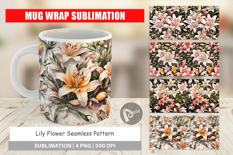 Mug sublimation background