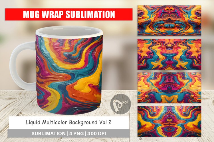 Mug sublimation background