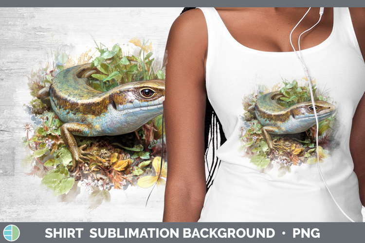 Skink Lizards Shirt Sublimation Design