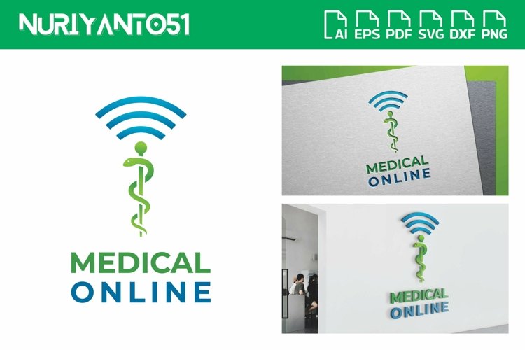 Medical Online Logo Design