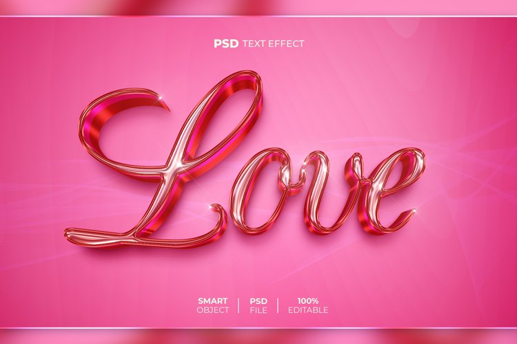 Love 3D editable text effect (2513463)