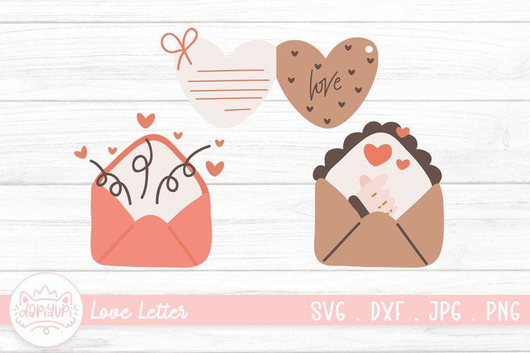 Love Letter Clipart Sticker | Valentine Clipart (4325726)
