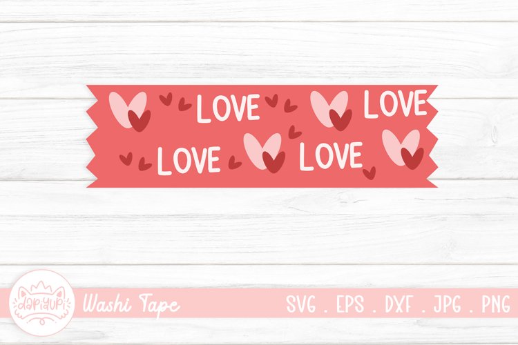 Valentine Washi Tape Clipart Sticker (4388737)
